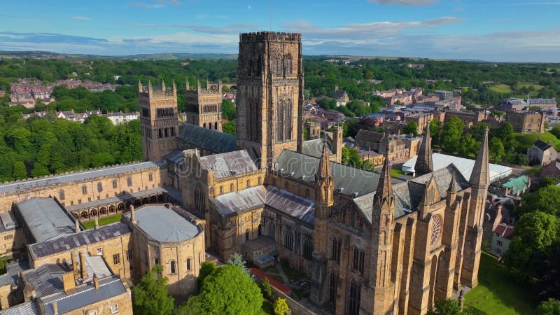Durham Cathedral Aerial View, Durham, England, UK Stock Video - Video ... Durham Cathedral Aerial View, Durham, England, UK Stock Video - Video ...