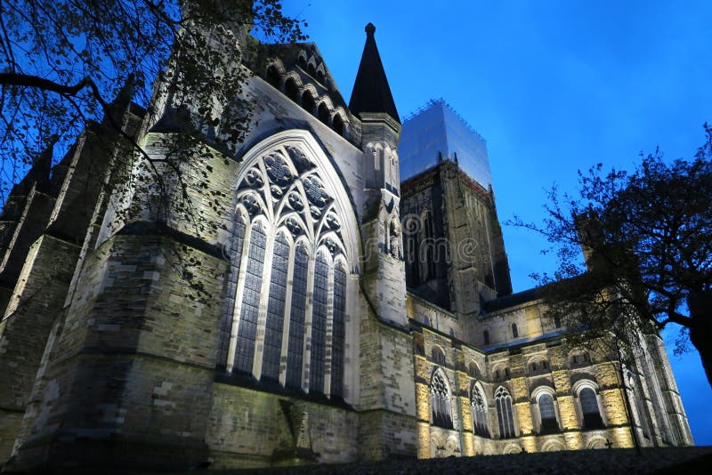 Durham Cathedral in the Evening Stock Image - Image of city ...