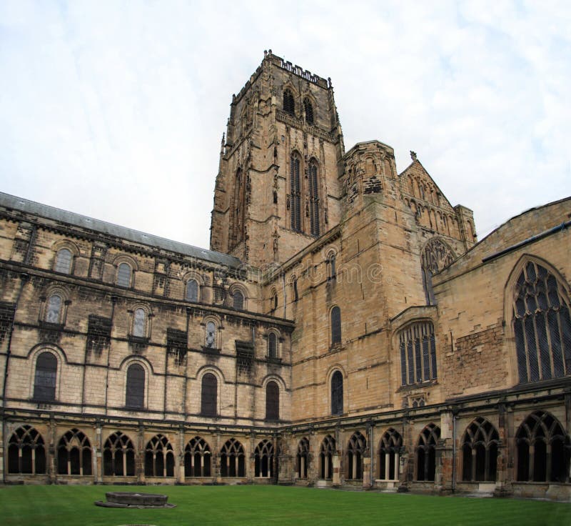Durham Cathedral cloisters stock image. Image of british - 787187