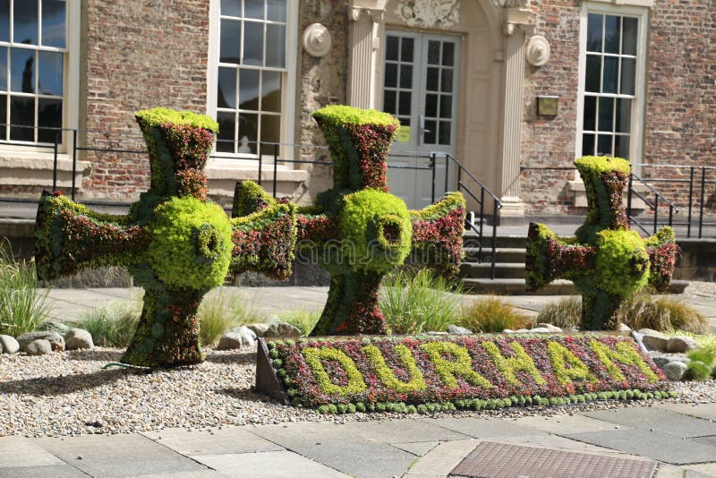 Durham stock image. Image of church, flowers, laid, university - 81850747