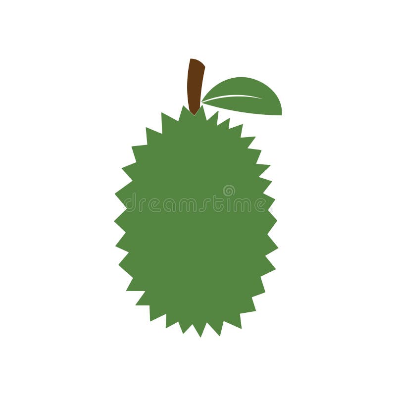 Durian Icon Logo Vector Design Stock Vector - Illustration of king ...