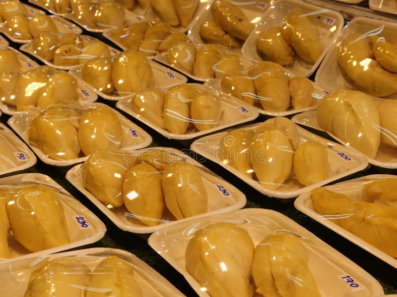 Durian in package stock photo. Image of market, food - 247010180