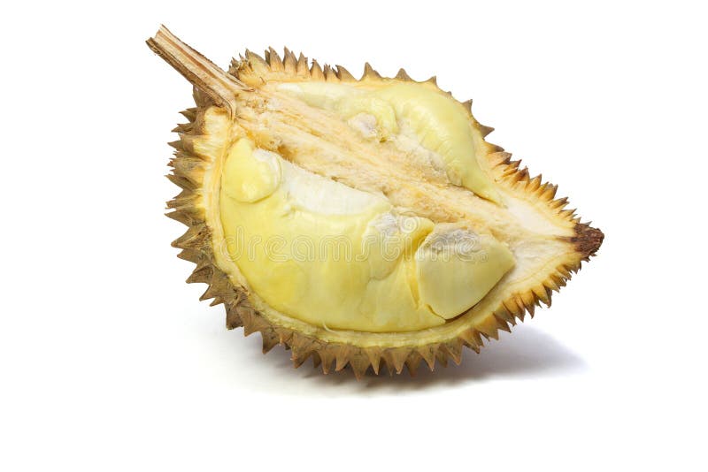Durian Sur Le Plat Blanc, Fond Blanc Image stock - Image du puant, doux ...