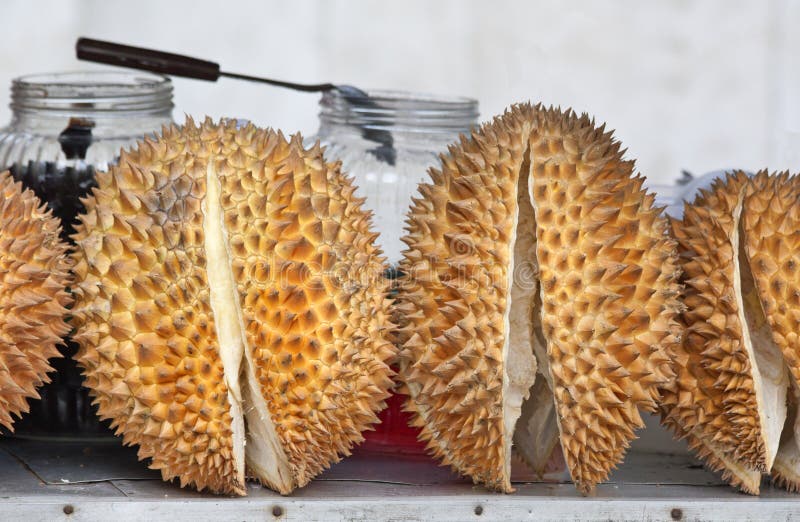Durians stock image. Image of flavour, culture, macro - 15600885