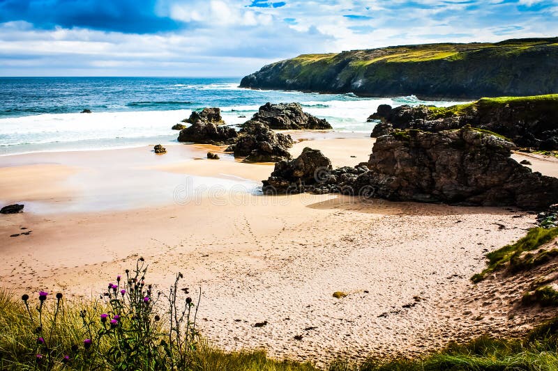 Durness Beach - Scotland stock image. Image of north - 16947829