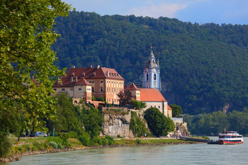 Durnstein, Austria stock image. Image of abbey, historic - 257605385