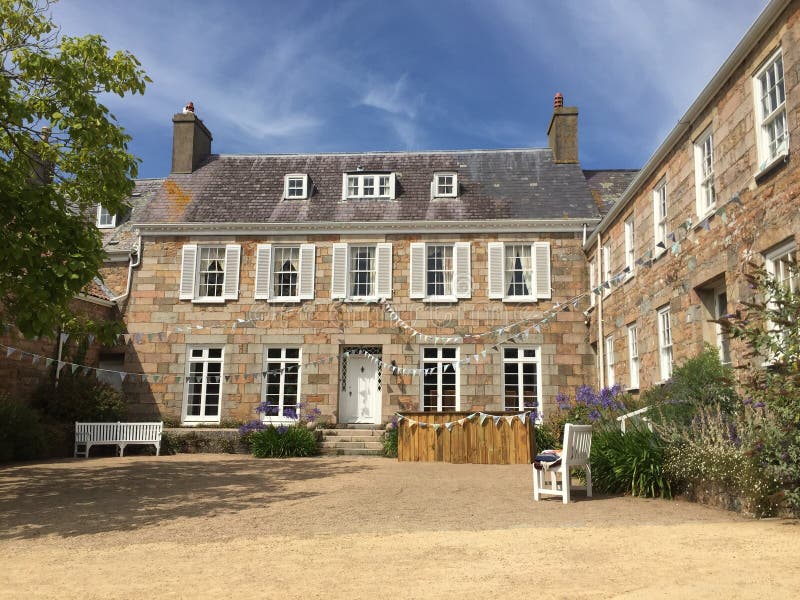 Durrell Manor House Jersey stock photo. Image of villa - 307785752