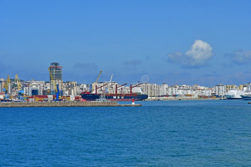 Durres Albania - August 29 2022 : Harbour Editorial Stock Image - Image ...