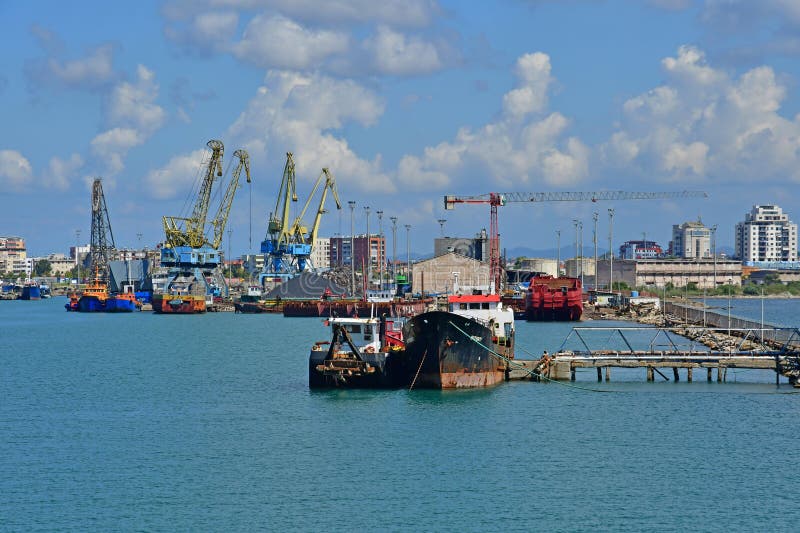 Durres Albania - August 29 2022 : Harbour Editorial Stock Image - Image ...