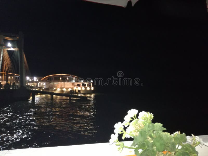 Durres by night stock photo. Image of durres, night, durresi - 98714086