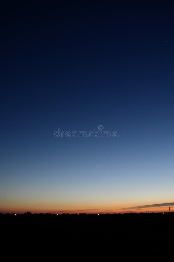 Dusk Colors Over the Horizon Stock Image - Image of clear, colors: 3199429