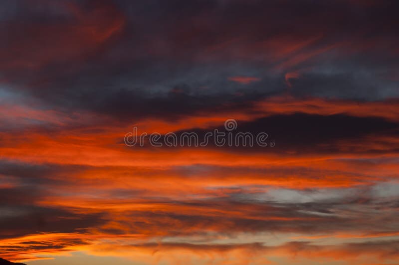 Dusk sky and clouds. stock image. Image of dusk, clouds - 89749269