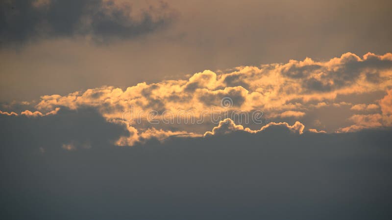At Dusk, the Sun Was Obscured by Fast-moving Clouds. Stock Video - Video of sunny, summer: 278211071