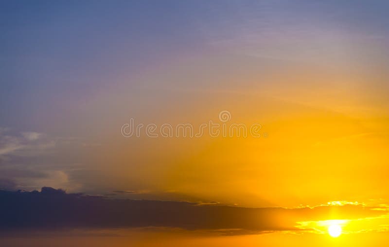 Dusk sunset sky stock photo. Image of clouds, scene, bright - 56202590