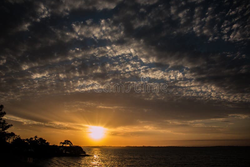 Dusk Sunset stock image. Image of dusk, water, daytime - 60085817