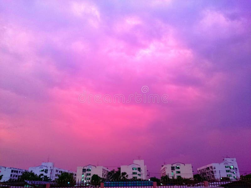 Dusk stock image. Image of evening, twilight, nightfall - 46019613