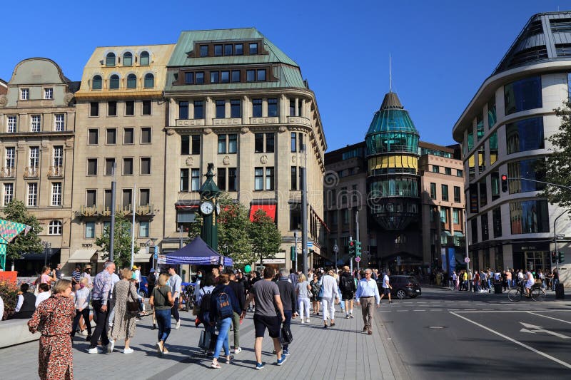 Dusseldorf city, Germany editorial photography. Image of place - 317663062