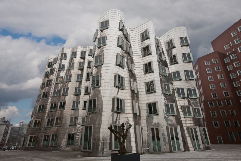 Curved building facade stock image. Image of architecture - 41359131