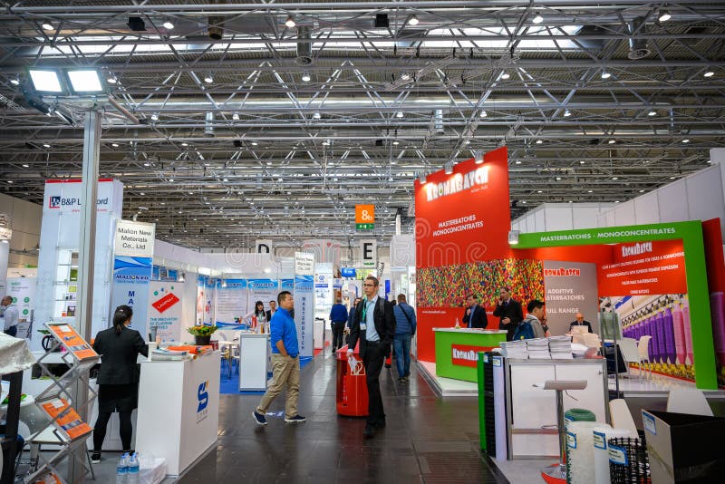 Inside the Building that Trade Fair for Plastic and Rubber Worldwide K ...