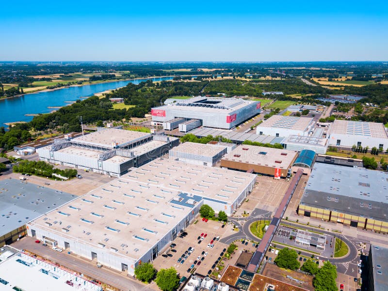 Dusseldorf Messe, Arena De Esprit, Dusseldorf Imagem Editorial - Imagem ...