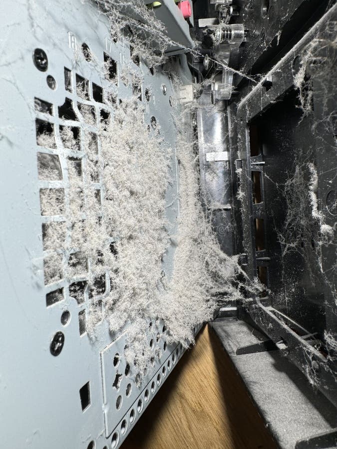 Dust Accumulation Inside Electronic Device Stock Photo - Image of ...