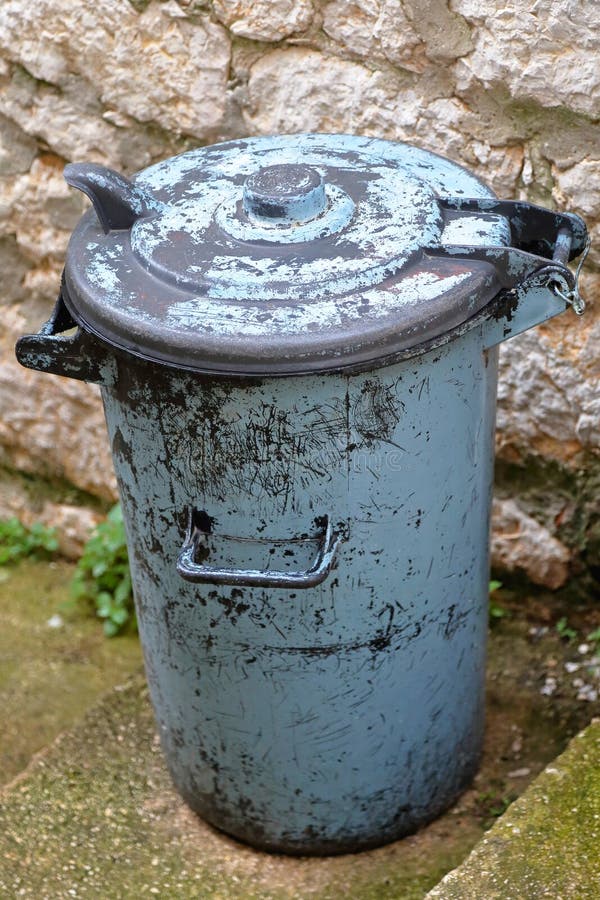 Dust bin stock image. Image of traditional, garbage, vintage - 47538311