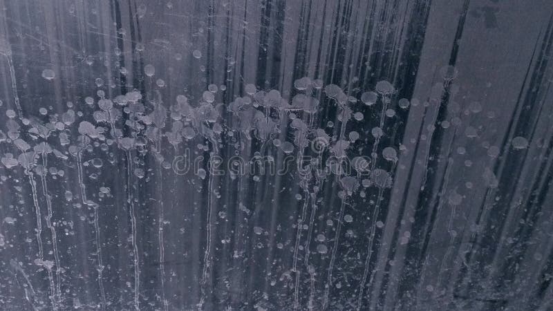 Dust on the Black Glass during the Day in the Room Stock Image - Image ...
