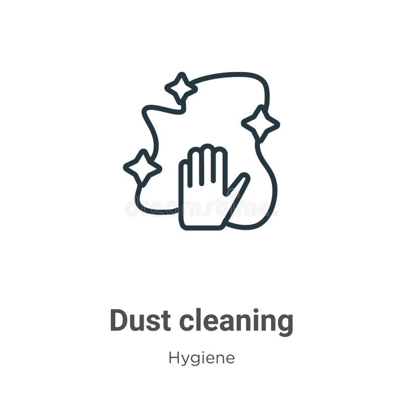 Dust Vector Icon on White Background. Flat Vector Dust Icon Symbol Sign ...