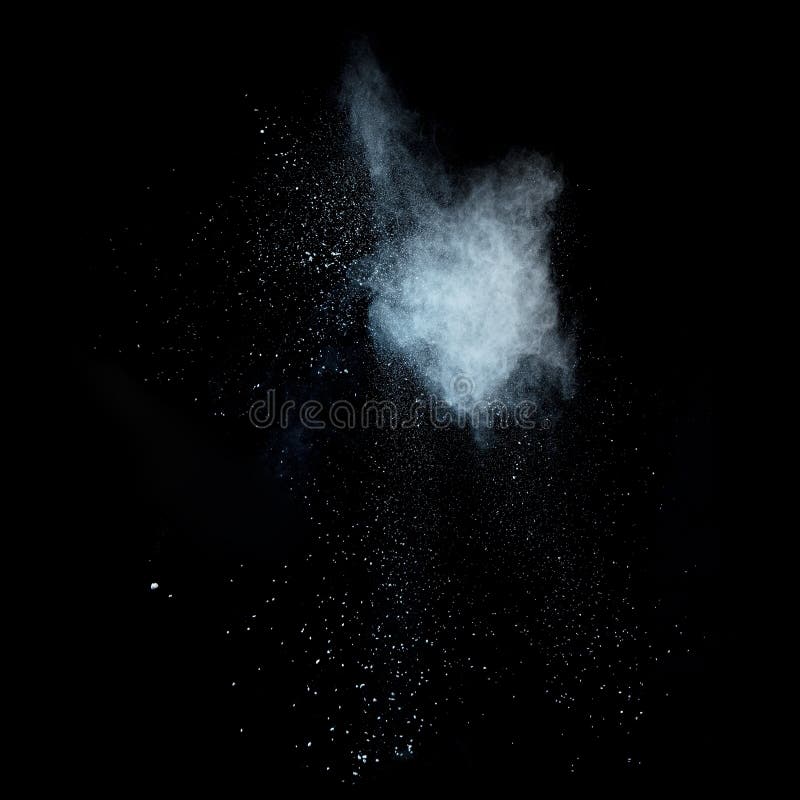 Dust Cloud on Black Background Stock Image - Image of abstract ...