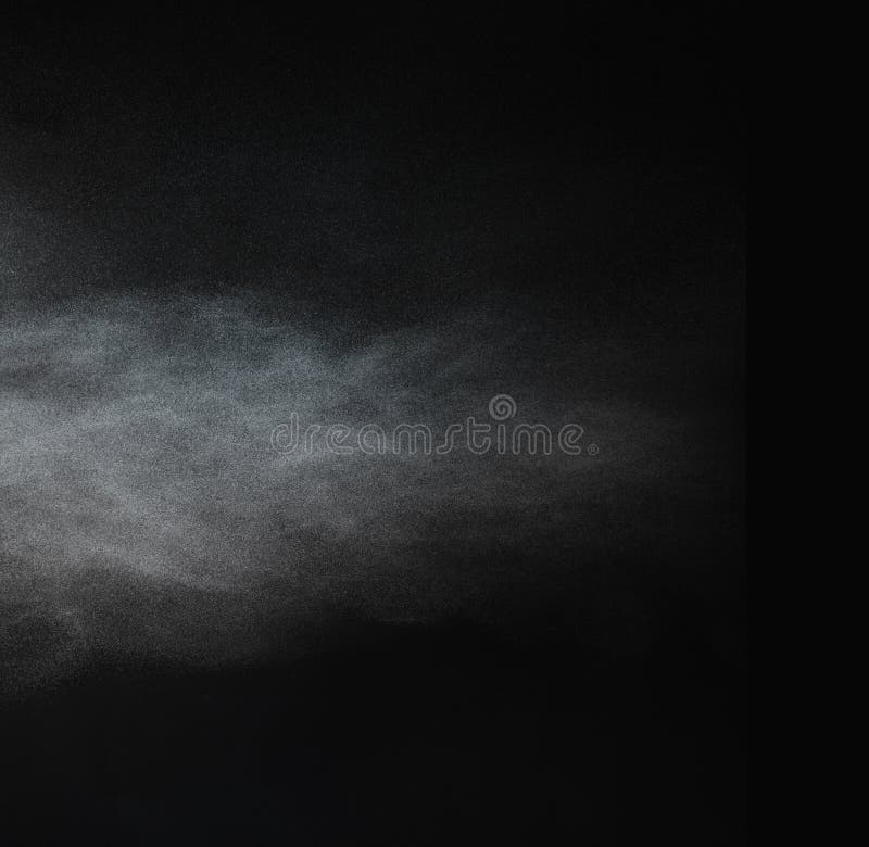 Dust Cloud on Black Background Stock Image - Image of dramatic, flying ...