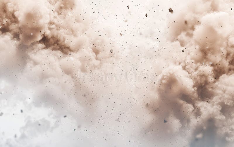 Dust Cloud Formation Rising after a Large Explosion during a ...