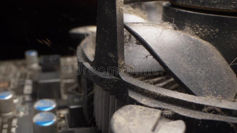 Dust on the Cooling System of the Processing Unit of the Computer ...