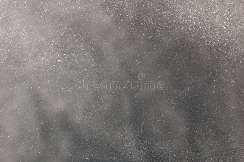 Dust on the Dark Surface of the Object. Soft Focus Stock Photo - Image ...