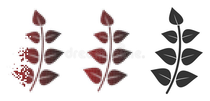 Dust Dot Halftone Leaf Branch Icon Stock Vector - Illustration of ... Dust Dot Halftone Leaf Branch Icon Stock Vector - Illustration of ...