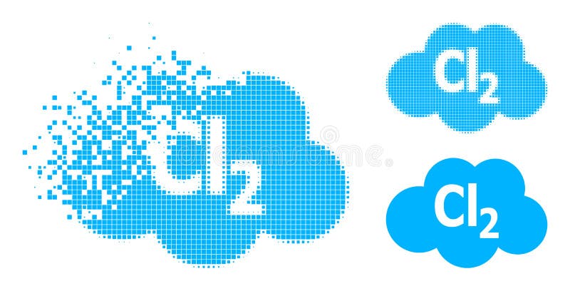 Dust Dotted Chlorine Cloud Glyph with Halftone Version Stock Vector ... Dust Dotted Chlorine Cloud Glyph with Halftone Version Stock Vector ...