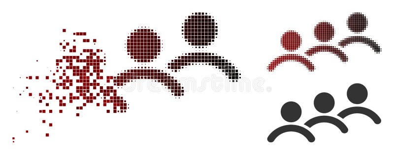 Dust Dotted Halftone Man Queue Icon Stock Vector - Illustration of ... Dust Dotted Halftone Man Queue Icon Stock Vector - Illustration of ...