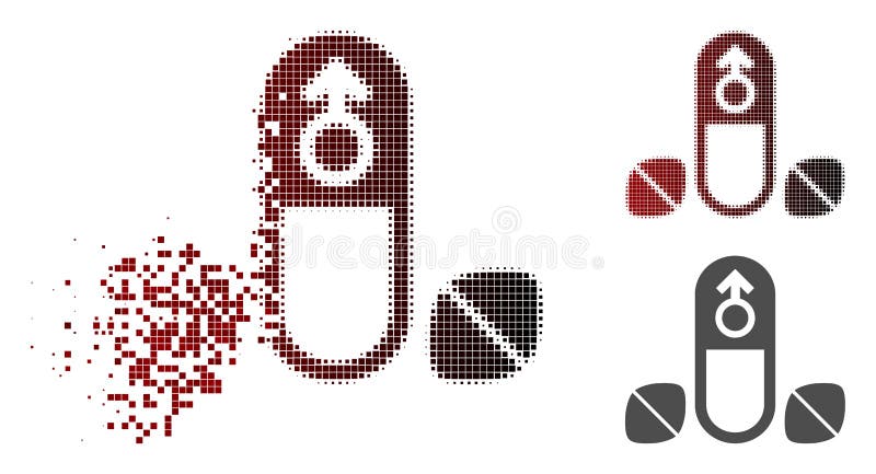 Dust Dotted Halftone Penis Potency Tablets Icon Stock Vector ... Dust Dotted Halftone Penis Potency Tablets Icon Stock Vector ...