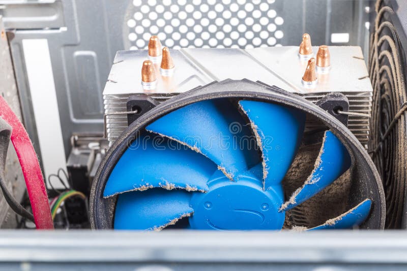 Dust that Eventually Settles on the Computer Stock Image - Image of ...