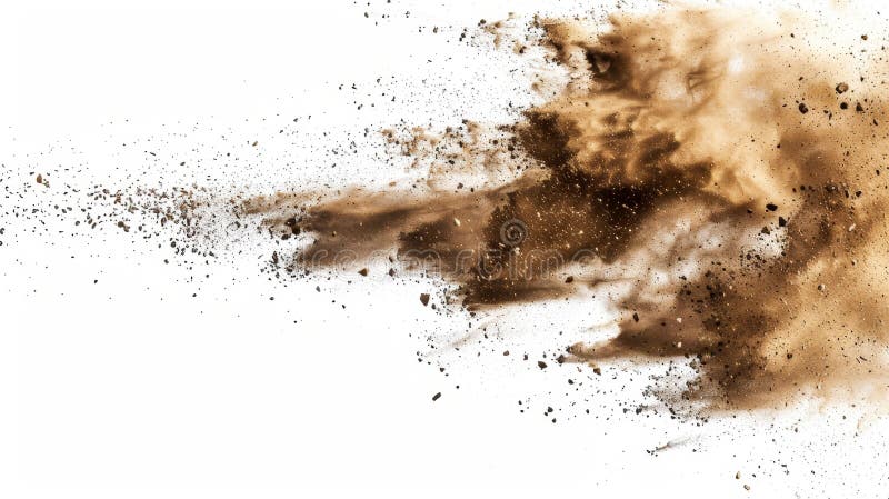 Dust Explosion Abstract Background, Generative AI Stock Image - Image ...