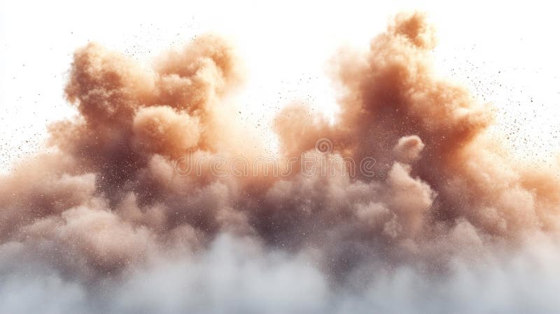 Dust Explosion in the Air stock illustration. Illustration of highspeed ...
