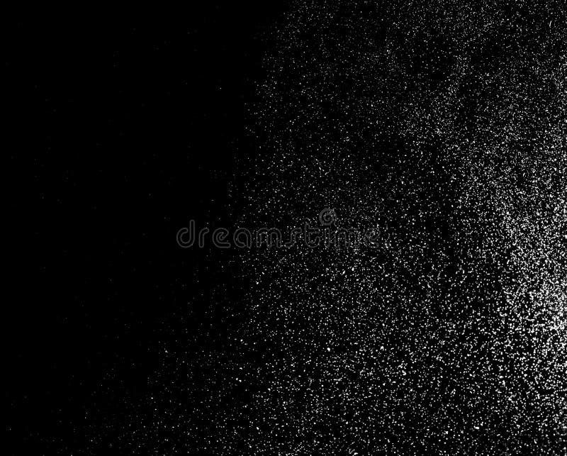 Dust Explosion on a Black Background for Graphic Resources. Stock Image ...