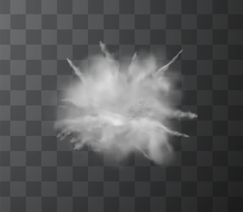 Dust Explosion Effect Vector Illustration Stock Illustration ...