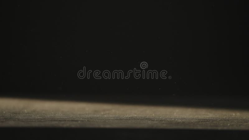 Dust Fall on Wood Table Backlit by Sun Stock Image - Image of particles ...