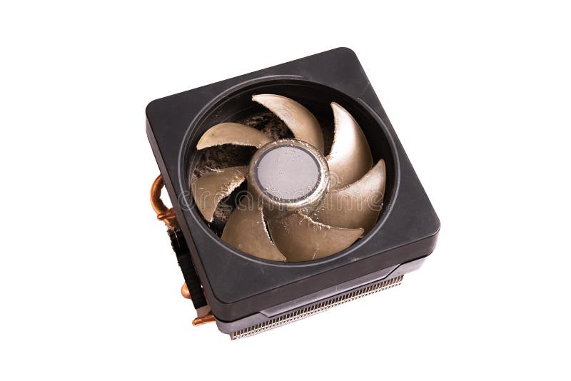 Dust on the Fan in the Computer Stock Photo - Image of aerosol ...