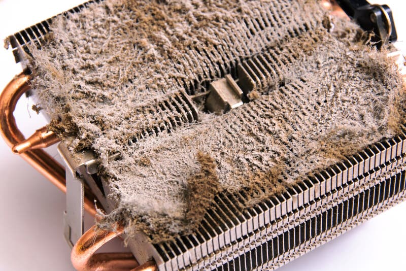 Dust on the Fan in the Computer Stock Image - Image of maintenance ...