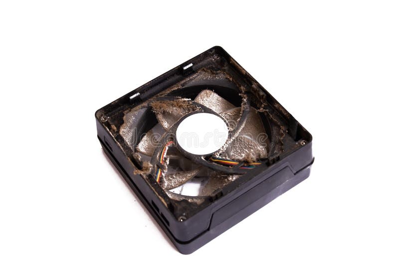 Dust on the Fan in the Computer Stock Image - Image of device, clean ...