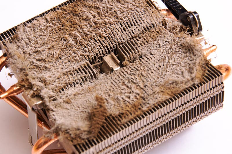 Dust on the Fan in the Computer Stock Photo - Image of case, recovery ...
