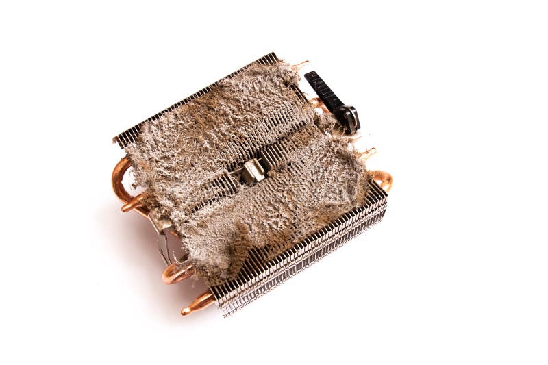 Dust on the Fan in the Computer Stock Photo - Image of clean, support ...