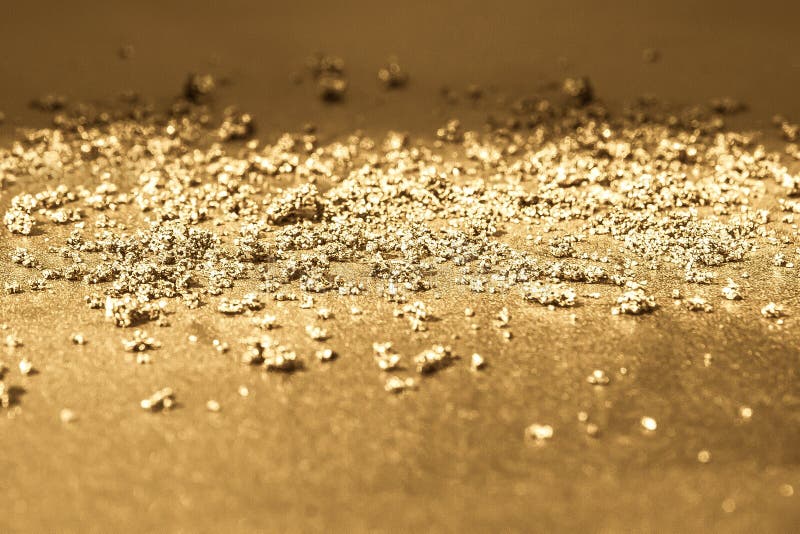 Dust on a gold background. stock photo. Image of decoration - 196003334