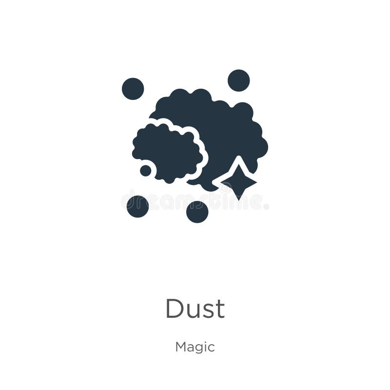 Dust Icon Vector. Trendy Flat Dust Icon from Magic Collection Isolated ...